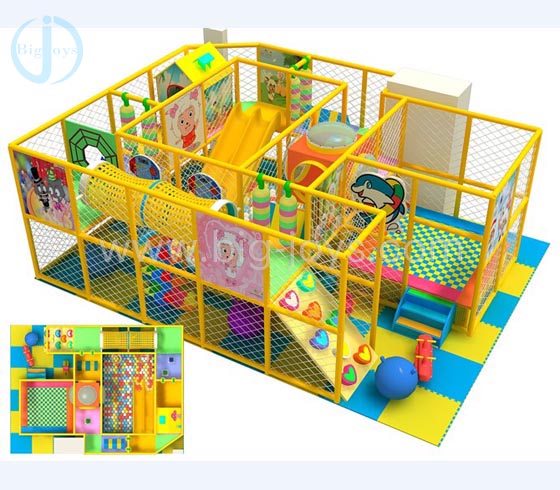 Indoor playground structures