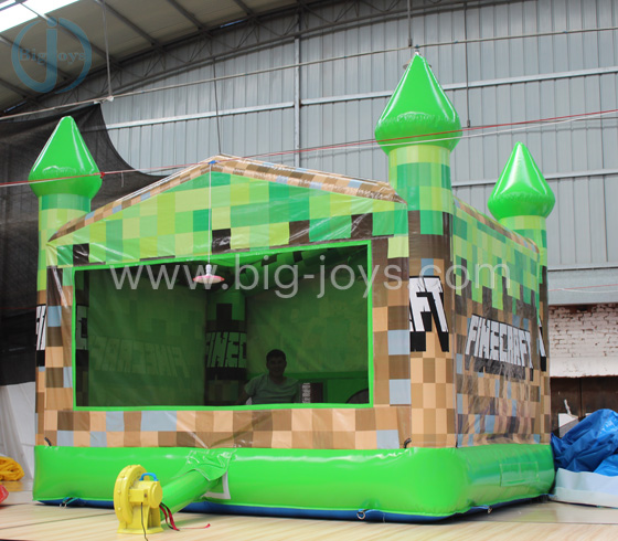 inflatable Minecraft bouncy house --- Zhengzhou Bigjoys Amusement ...
