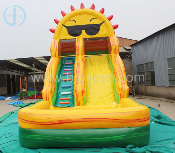 sunshine inflatable slide---Zhengzhou Bigjoys Amusement Equipment Co., Ltd
