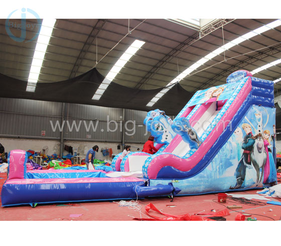 frozen inflatable pool slide---Zhengzhou Bigjoys Amusement Equipment Co ...