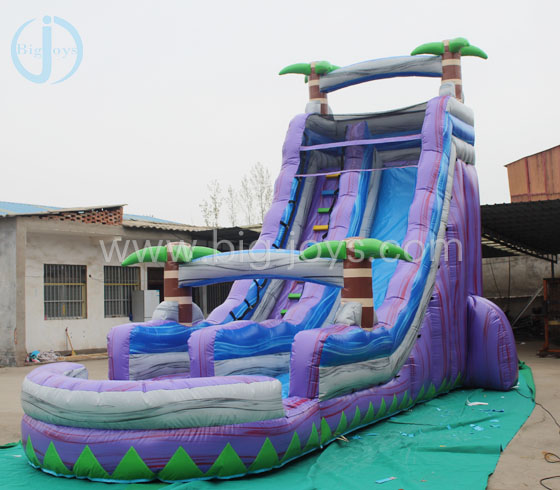 Purple Palm Tree Water Slide--Zhengzhou Bigjoys Amusement Equipment Co ...