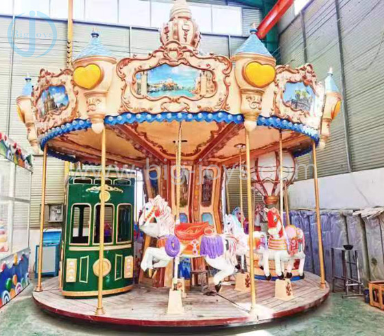 Outdoor Carousel, 16 seats kids carousel ride