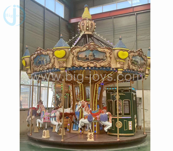 Outdoor Carousel, 16 seats kids carousel ride