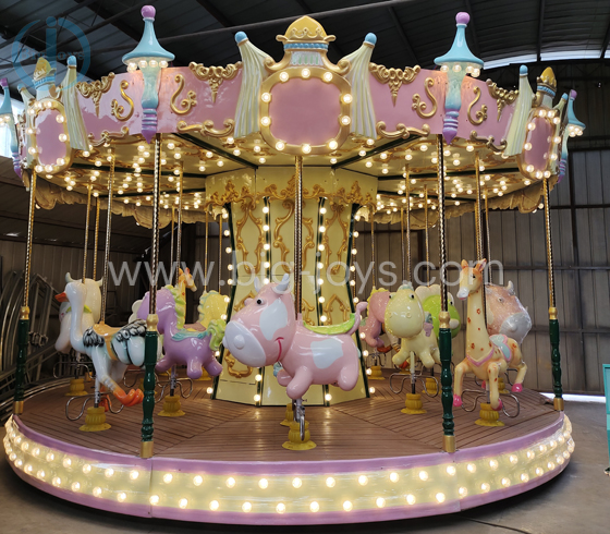 16 seats lovely animal carousel